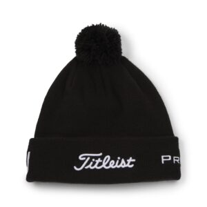 titleist standard unisex tour pom black/white, osfm