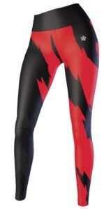 diyume high waisted ankle fitness leggings for women, soft running yoga leggings,camo red black xs