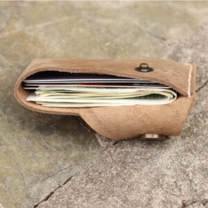 New Type Simple Structure Large Capacity Handmade Card Case can Hold Banknotes Credit Cards Certificates and Card Bags