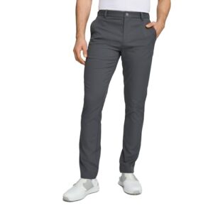 puma golf mens dealer tailored pants, strong gray, 32w x 32l us