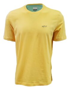 greg norman men's crew-neck t-shirt (us, alpha, x-large, regular, regular, yellow sand (ylsd))