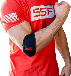 serious steel fitness compression cuff | arm, bicep, calf and elbow compression sleeve (black, 3x-large)