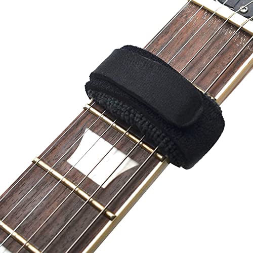 TUOREN 2Pack Guitar String Mute Dampener Noise Reducer Fingerboard Mute Tape Fit for Electric Wood Acoustic Guitar Bass Instrument Accessories 185mm/7.28"