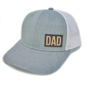 crave hats dad hat, dad trucker hat, dad gifts, dad hat for men, new dad hat (gray/white)