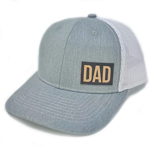 CRAVE HATS Dad Hat, Dad Trucker Hat, Dad Gifts, Dad Hat for Men, New Dad Hat (Gray/White)