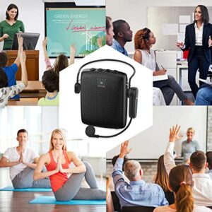 WinBridge Bluetooth Voice Amplifier for Teachers, Wireless Voice Amplifier with Bluetooth Headset Microphone, Portable Megaphone Speaker Headset System, Teacher Must Haves 15W WB002