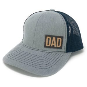 crave hats dad hat, dad trucker hat, dad gifts, dad hat for men, new dad hat (gray/black)