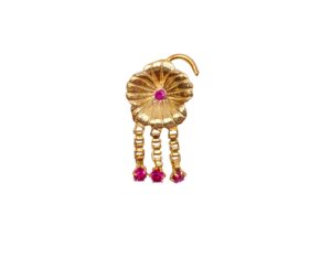 indian nose stud gold nose stud bell nose ring flower nose stud gold nose ring ruby nose piercing cz simulated diamond nose piercing bollywood nose stud