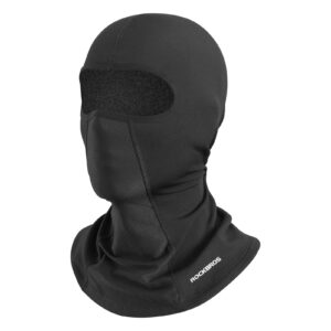 rockbros ski mask for men women winter balaclava ski mask under helmets with glasses holes thermal fleece for cold weather