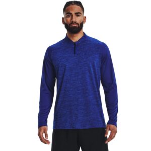 Under Armour Men's UA Tech 2.0 Novelty 1/4 Zip, Bauhaus Blue (456)/Black, Medium