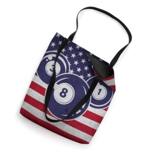 Pool Table - 9 Ball Billiards Tote Bag