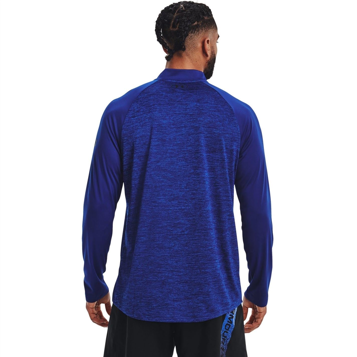 Under Armour Men's UA Tech 2.0 Novelty 1/4 Zip, Bauhaus Blue (456)/Black, Medium