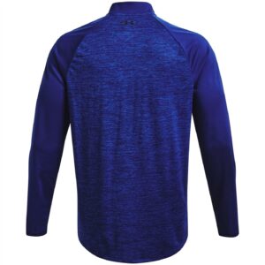 Under Armour Men's UA Tech 2.0 Novelty 1/4 Zip, Bauhaus Blue (456)/Black, Medium