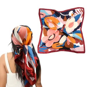 silk scarf for women,head scarf for women,satin hair scarf for women,hair bandanas for women,silk head scarf for sleeping,head scarves,silk scarf for hair wrapping at night,head wraps for black women