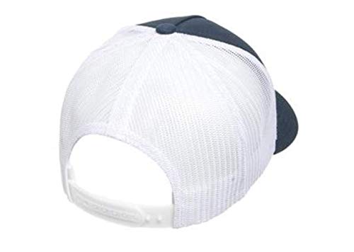 Colorado Trucker Hat - Mesh Snapback Baseball Cap w/My Heart is in Colorado Woven Patch (Navy/White)