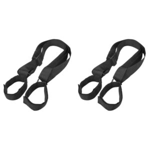 besportble 2pcs snowboard straps snowboard shoulder strap ski carrier strap backpack accessories adjustable straps pole sling strap ski pole carrying strap for snowboard ski accessory