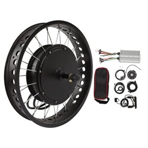 20" rear wheel electric hub motor kit, 20inch 72v 3000w electric bike controller s900 panel rear drive hub thumb throttle kit for electric bike conversion