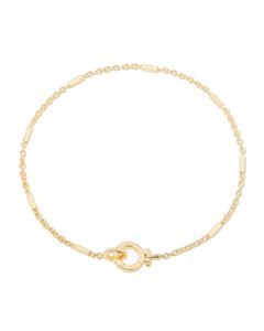 gorjana women’s tatum bracelet, 18k gold plated, slim layering band