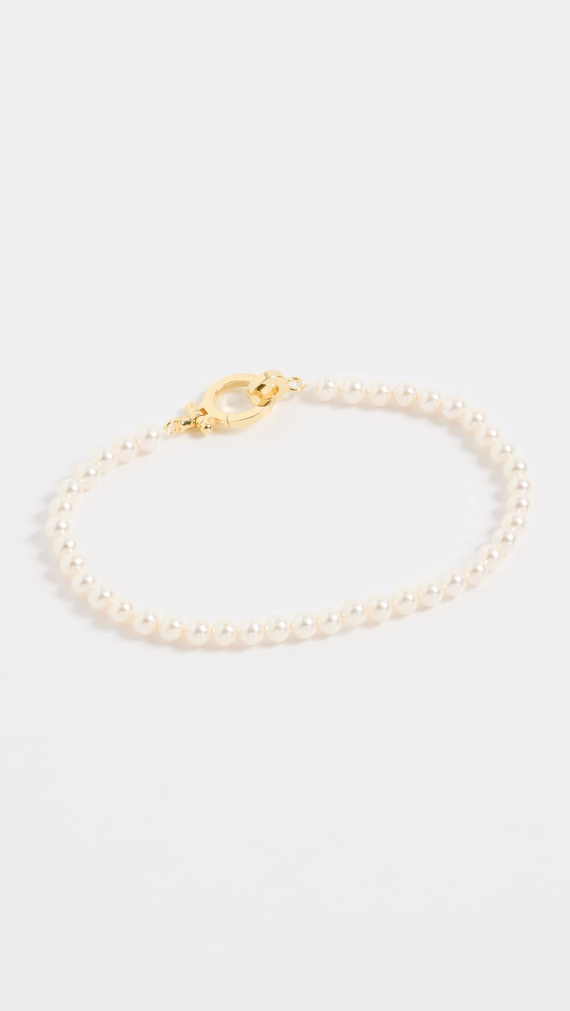 gorjana Women's Parker Pearl Bracelet, Gold, One Size