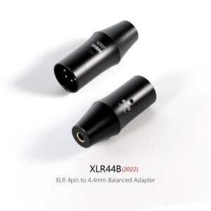 DD ddHiFi XLR44B (2022) XLR 4pin to 4.4mm Balanced Headphone Jack Adapter, Audio Converter for Earphones/Headphones