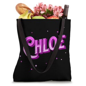 Chloe Name Personalised Tote Bag