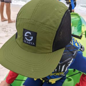 Gearya Camp Hat 5 Panel Lightweight, Shallow Fit with Buckle Closure for Men, Women, Teen Adventurists - Olive Green