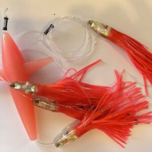 Reel Draggin' Tackle Slammer Daisy Chain (5" Pink Bird 5" Pink Slammer)