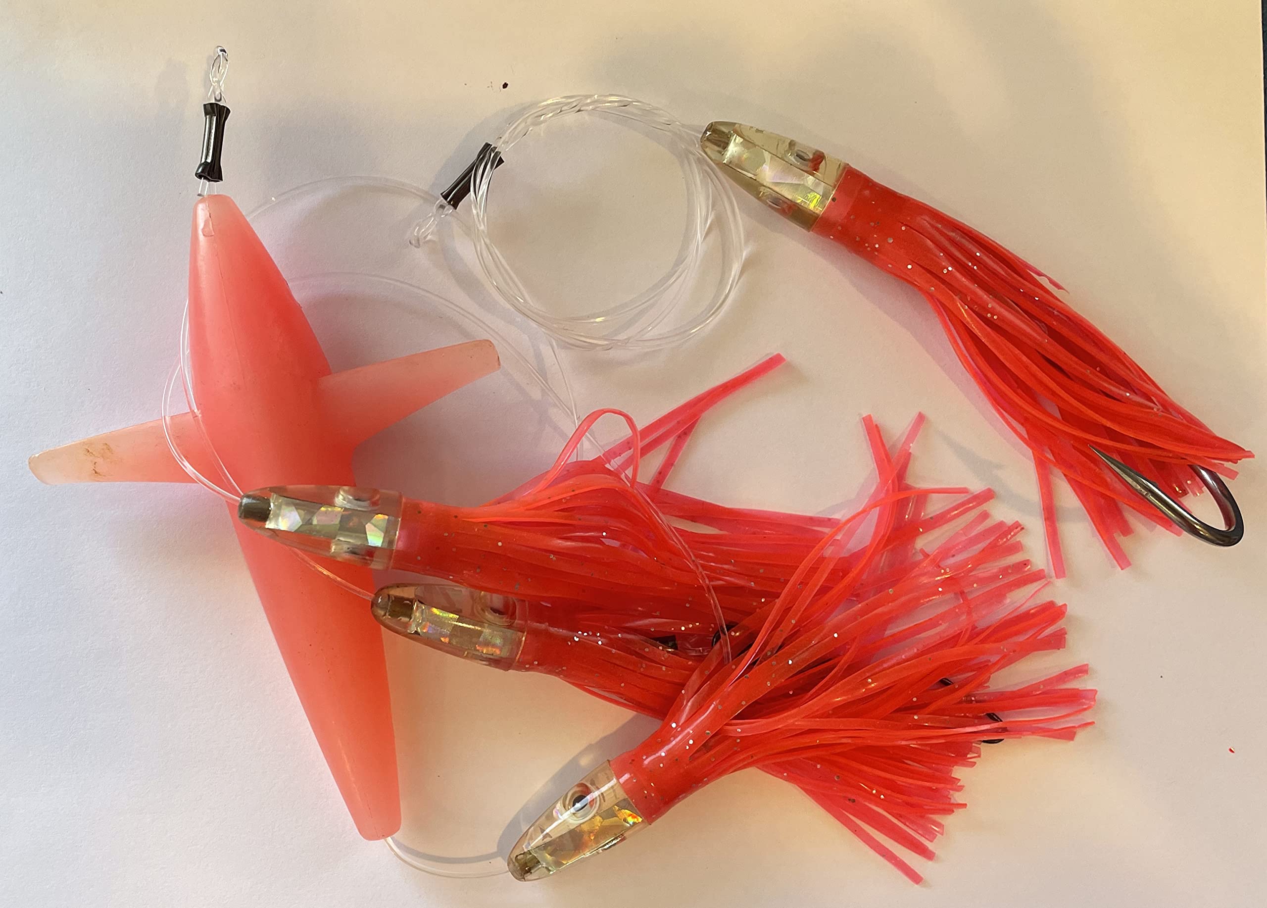 Reel Draggin' Tackle Slammer Daisy Chain (5" Pink Bird 5" Pink Slammer)