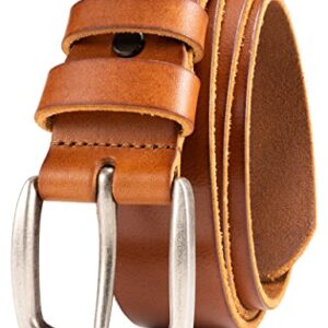 WOLFANT Leather Belt for Men,100% Italian Full Grain Real Solid Leather