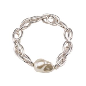 olivia welles bridget pearl bracelets for women in chain style, dainty bracelets for women trendy - a statement in luxury jewelry collection for every occasion