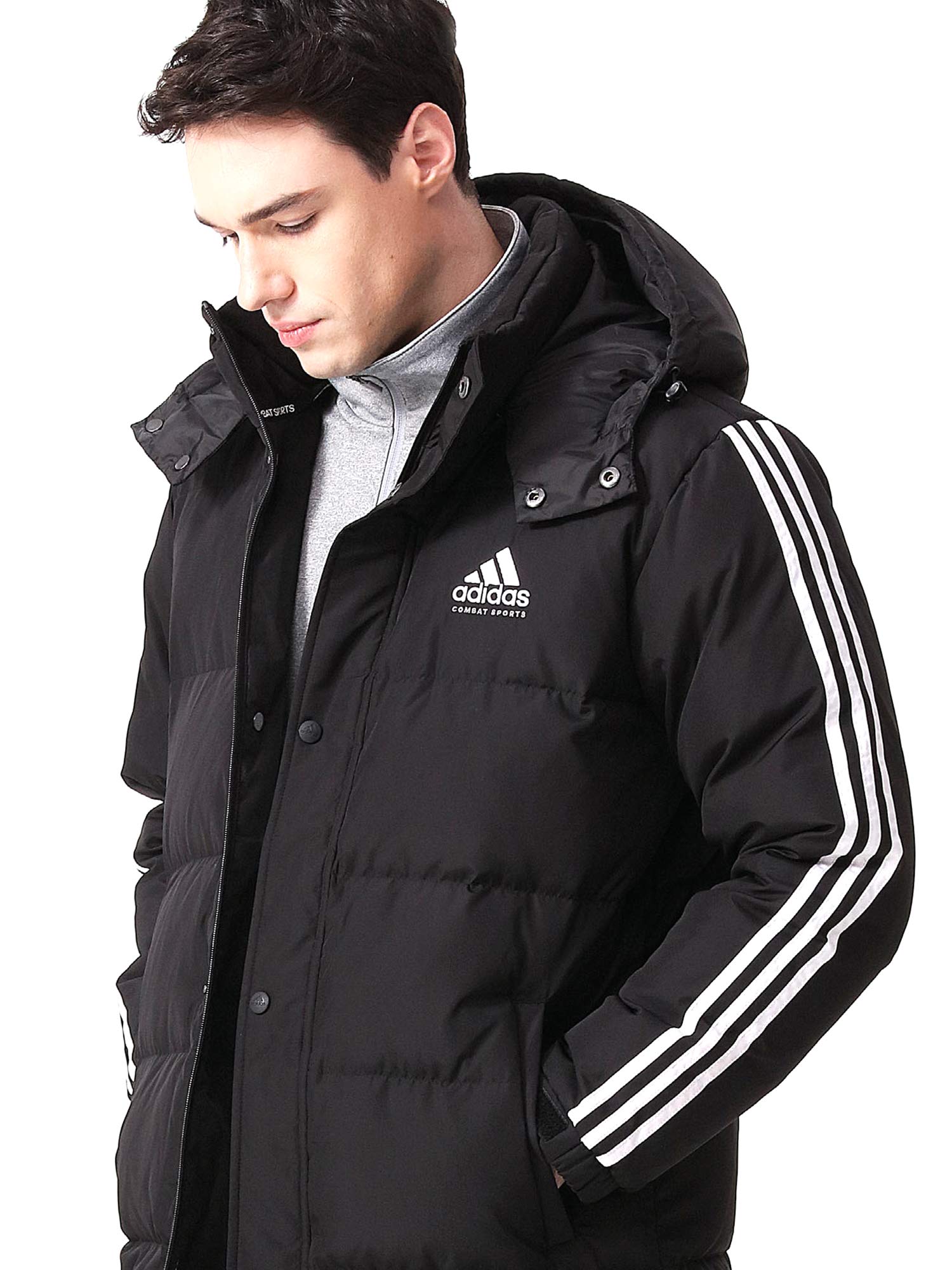 adidas Combat Sports Winter Long Parka - Black - 4X-Large