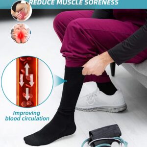 FuelMeFoot Compression Socks For Women Men Circulation - Graduated Support Knee High Socks For Nurses, Travel, Athletic