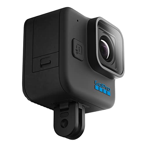 GoPro HERO11 Black Mini - Compact Waterproof Action Camera with 5.3K60 Ultra HD Video, 24.7MP Frame Grabs, 1/1.9" Image Sensor, Live Streaming, Stabilization