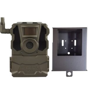 tactacam reveal xb cellular trail camera, no glow - verizon & at&t with steel case