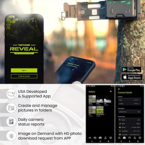 TACTACAM Reveal XB Cellular Trail Camera, No Glow - Verizon & AT&T with Steel Case