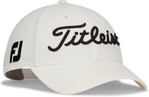 titleist golf tour classic hat pearl/black