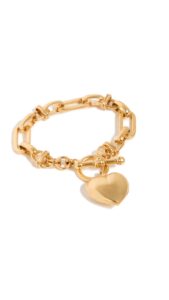 brinker & eliza women's barbie bracelet, gold, one size