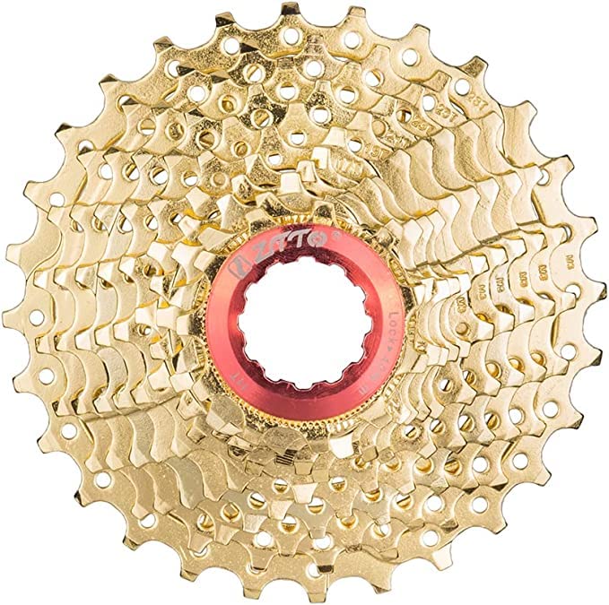 ZTTO Road Bike Cassette 11 Speed Gold Freewheel 11S 11-25T/28T Bicycle Sprocket (11S 11-28T Glod)