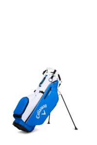 callaway golf fairway plus golf bag (fairway plus, white/royal)