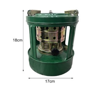 8 Wicks Kerosene Diesel Camping Stove, Fuel Efficient Heat Resistance cooking utensil Kerosene Stove, Corrosion-resistant Reusable Lightweight Camp Stove for Outdoor Army Green