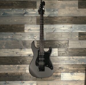 esp ltd sn-1000 evertune electric guitar - charcoal metallic satin