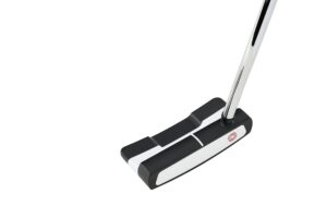 odyssey 2023 white hot versa putter (right hand, 35" length, double bend hosel, pistol grip, stroke lab shaft, double wide head shape)