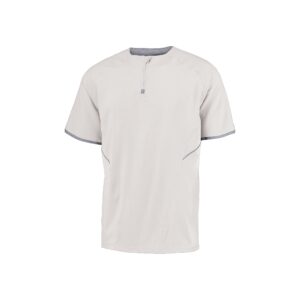 russell athletic short sleeve pullover white/stealth l