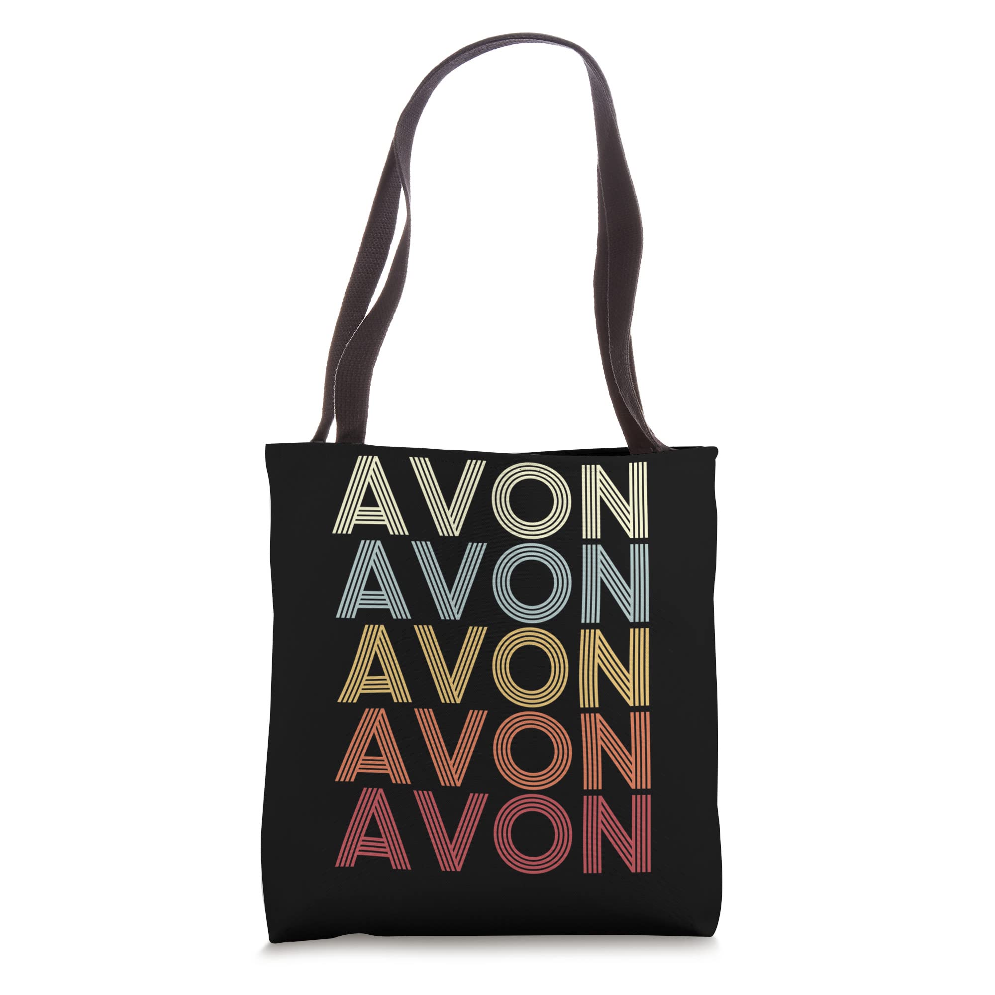 Avon Massachusetts Avon MA Retro Vintage Text Tote Bag