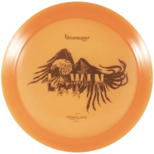 divergent discs | lawin | disc golf fairway driver | maxlife (orange)