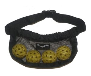 kimbriad ballszie - the ultimate pickleball holder - black