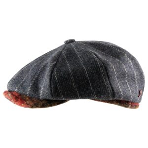 Alfonso D'Este Leonardo Newsboy Cap Size 59 Cm Bleu