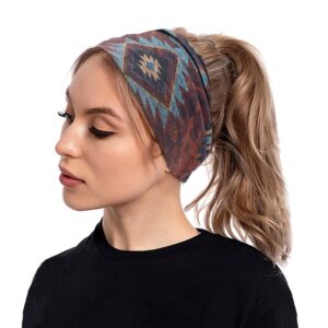 STGDAK Boho Headbands For Women Fashion Hair Bands Stretch Turban Knoted Head Bands Yoga Running Sweatband Elastic Headband Stylish Wrap Headbands Hair Accessories for Teen Girls 4 Pack