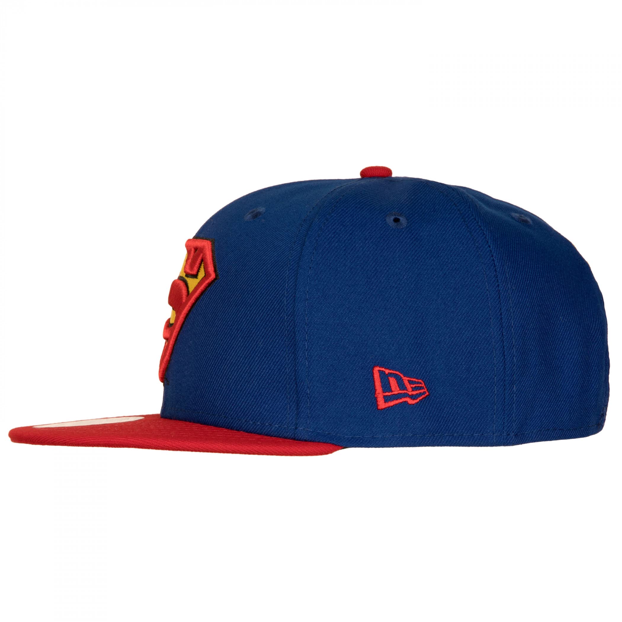 New Era Superman Classic Logo 9Fifty Adjustable Hat Blue