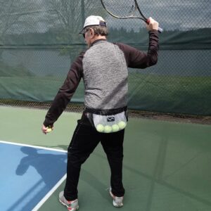 KIMBRIAD Ballszie - The Ultimate Pickleball Holder - Black